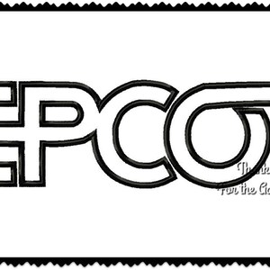 New 2019 Epcot Theme Park Logo Digital Embroidery Machine Applique ...