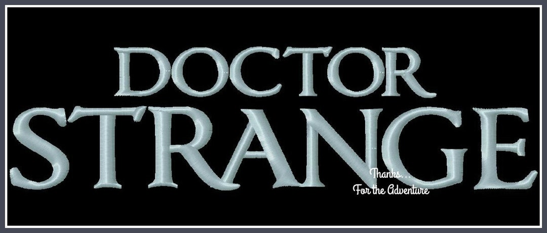 Dr. Strange Logo Digital Embroidery Machine Design File 4x4 5x7 6x10 - Etsy