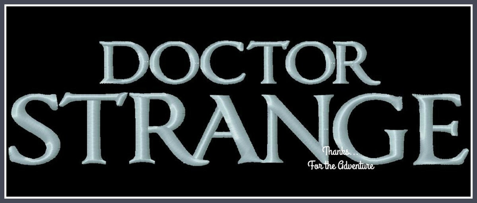 Dr. Strange Logo Digital Embroidery Machine Design File 4x4 - Etsy