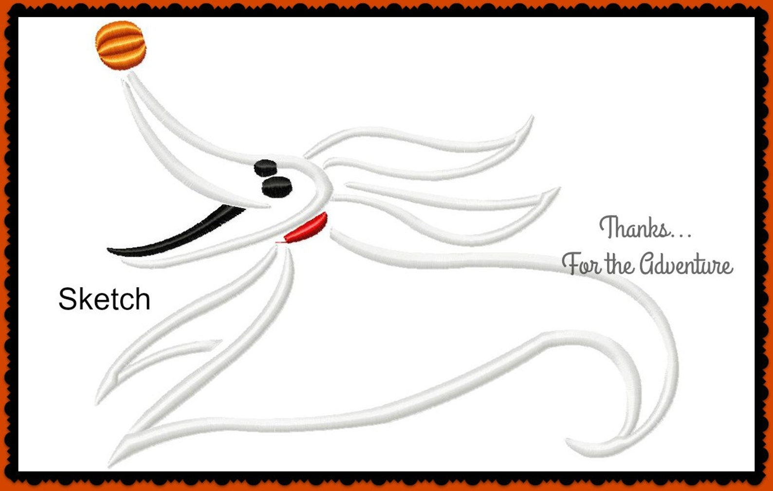 Zero the Ghost Dog From Nightmare Before Christmas Haunted Mansion ...