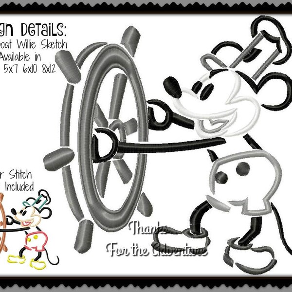 Steamboat Willie Svg - Etsy