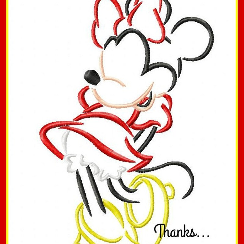 Minnie Mouse Border - Etsy