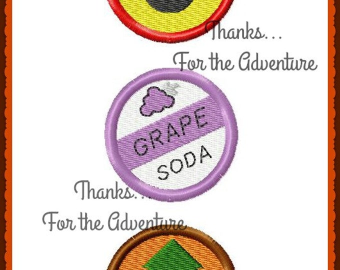 Little Wilderness Explorers up Badges Digital Embroidery - Etsy