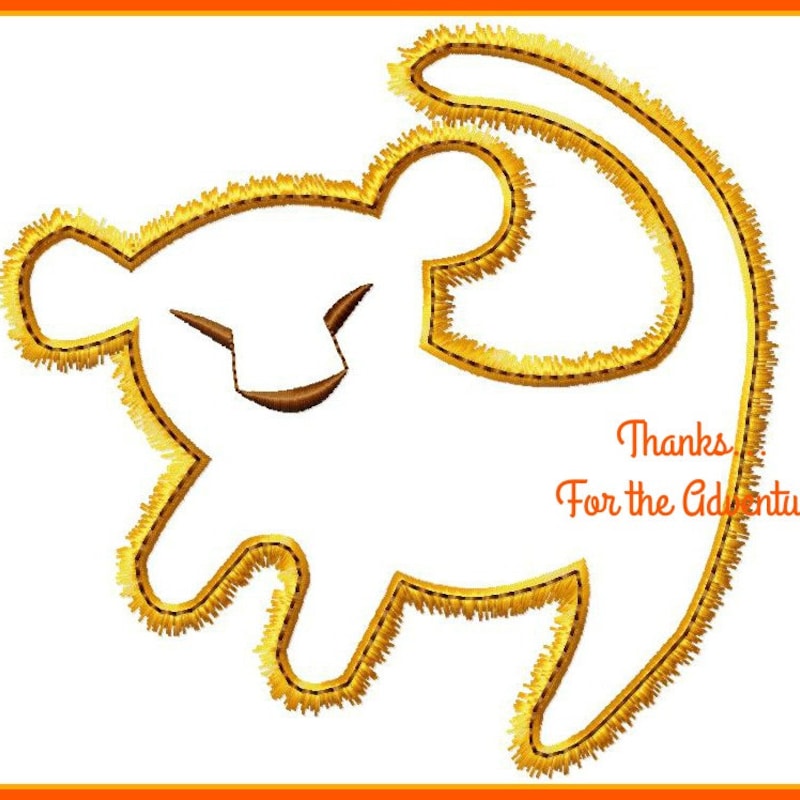 Lion Applique - Etsy