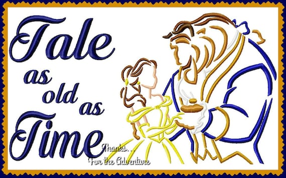 Tale As Old As Time Princess Belle and the Beast from Beauty | Etsy