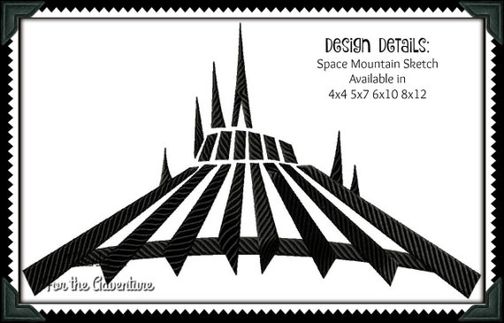 Land Magic Kingdom Space Mountain Theme Park Digital | Etsy