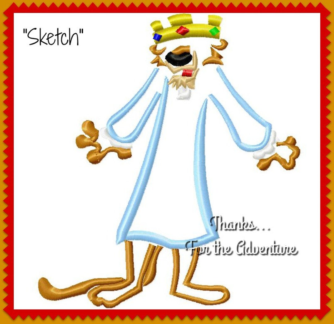 Prince John From Robin Hood Fox Digital Embroidery Machine Sketch ...