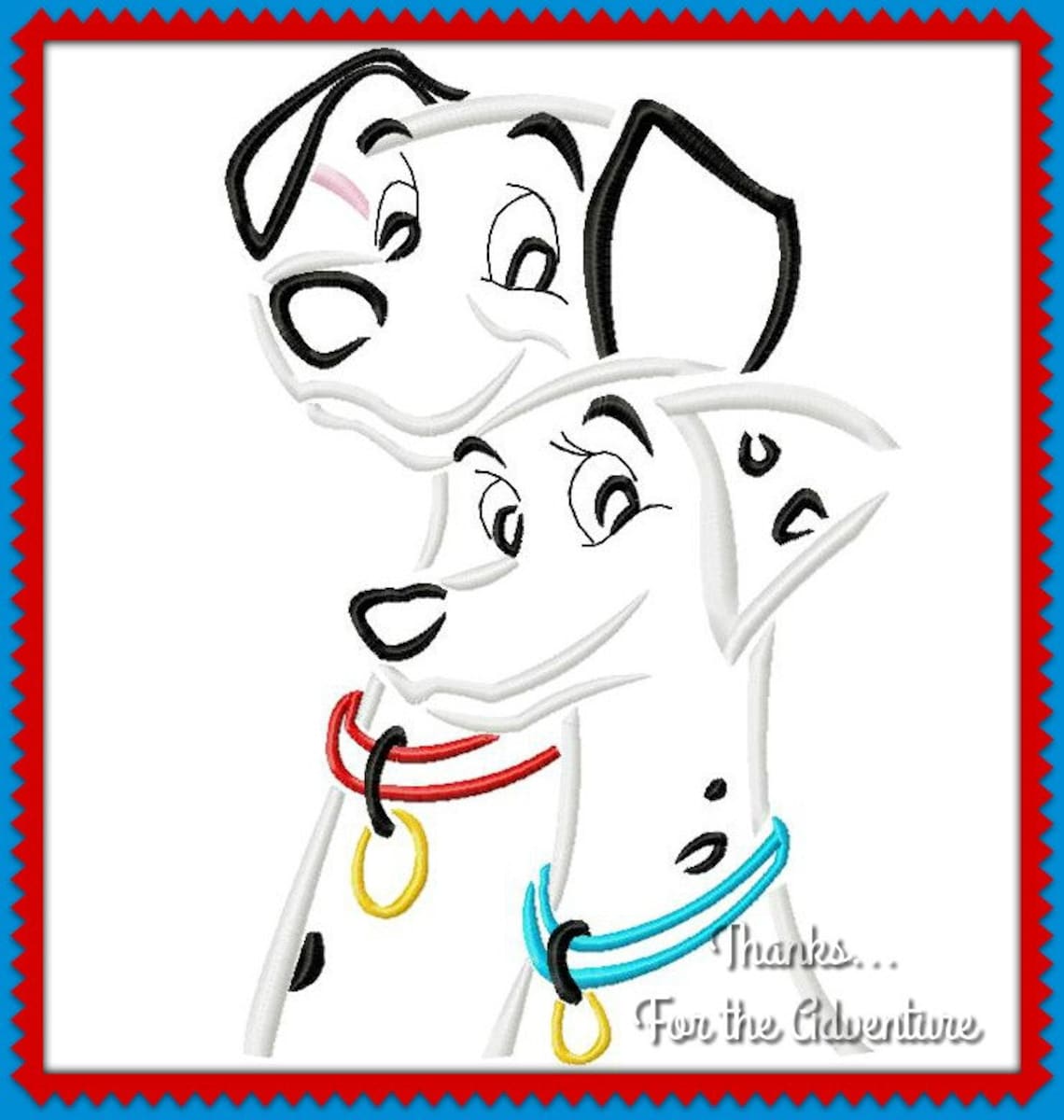 101 Dalmatians Pongo and Perdita Perdy Puppy Dog Digital - Etsy
