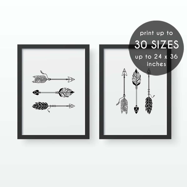 Printable Arrow Art - Etsy