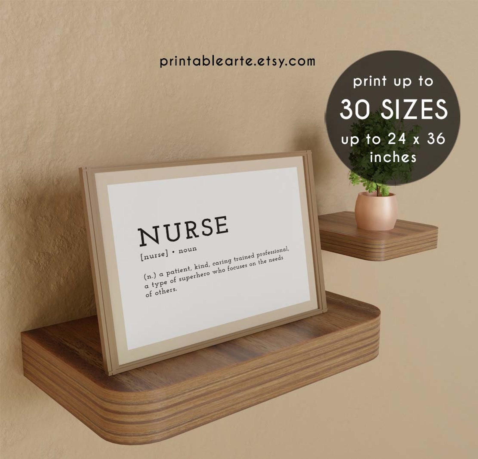 Gift for Nurse Nurse Wall Art Nurse Printable Nurse Poster - Etsy