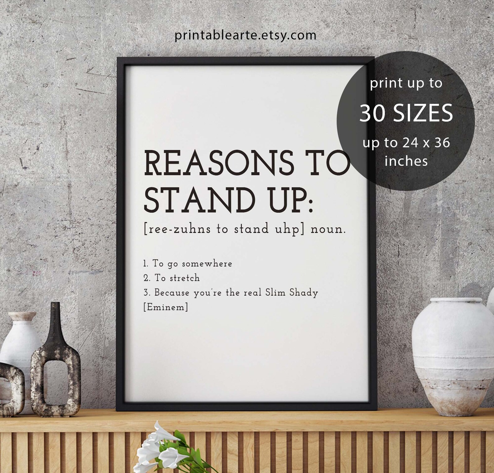 Real Slim Shady Definition Print Eminem Lyrics Poster Rap - Etsy Australia