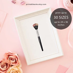 Makeup Prints, Makeup Printable, Vanity Print, Makeup Illustration ...