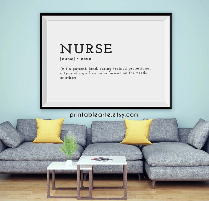 Gift for Nurse Nurse Wall Art Nurse Printable Nurse Poster - Etsy