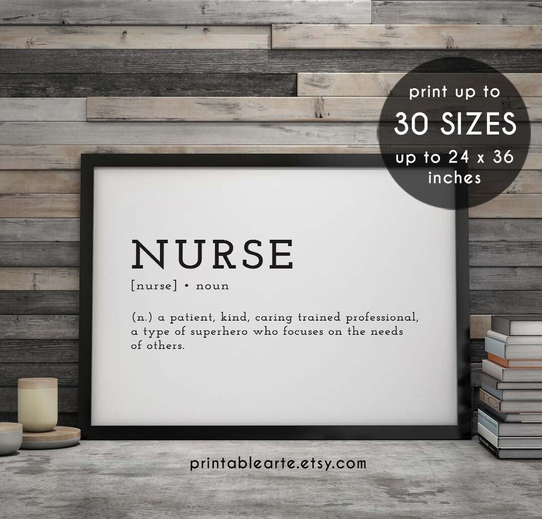 Gift for Nurse, Nurse Wall Art, Nurse Printable, Nurse Poster, Nursing ...
