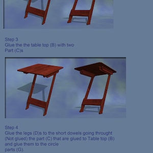 Vector Drawings of Folding Table for Your Own CNC Router. (digital File ...