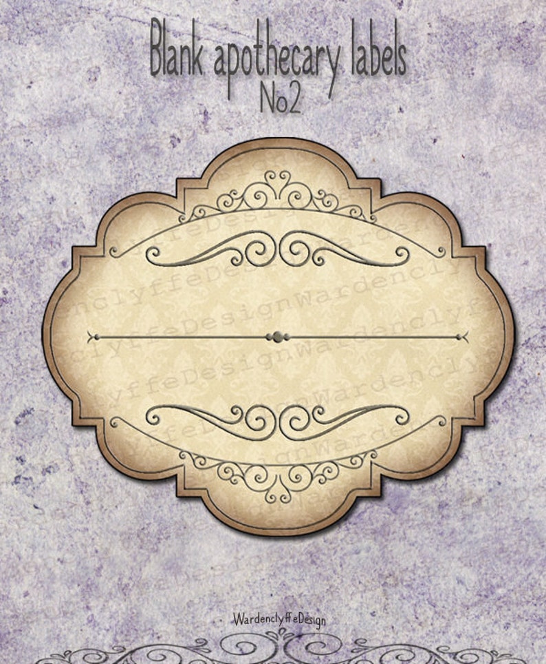 Blank Apothecary Label Hot Picture