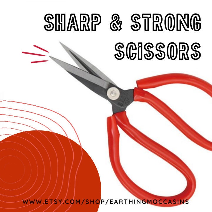 Leather Scissors Strong and Sharp Pointy Tip Heavy Duty - Etsy