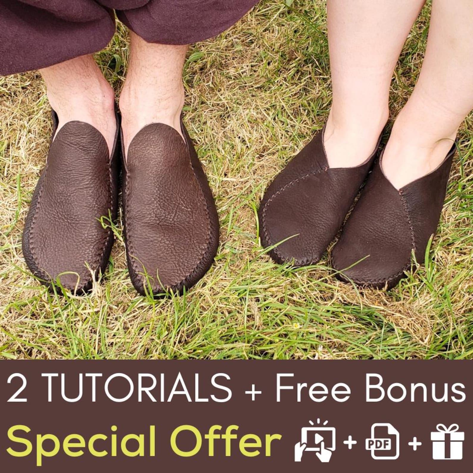2 VIDEO & PDF Tutorials + Patterns + Sun Sandals Free Bonus / DIY ...
