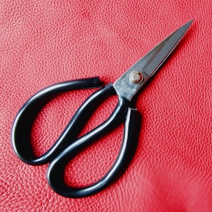 Leather Scissors - Strong and Sharp - Pointy Tip - Heavy Duty ...