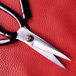 Leather Scissors - Strong and Sharp - Pointy Tip - Heavy Duty ...