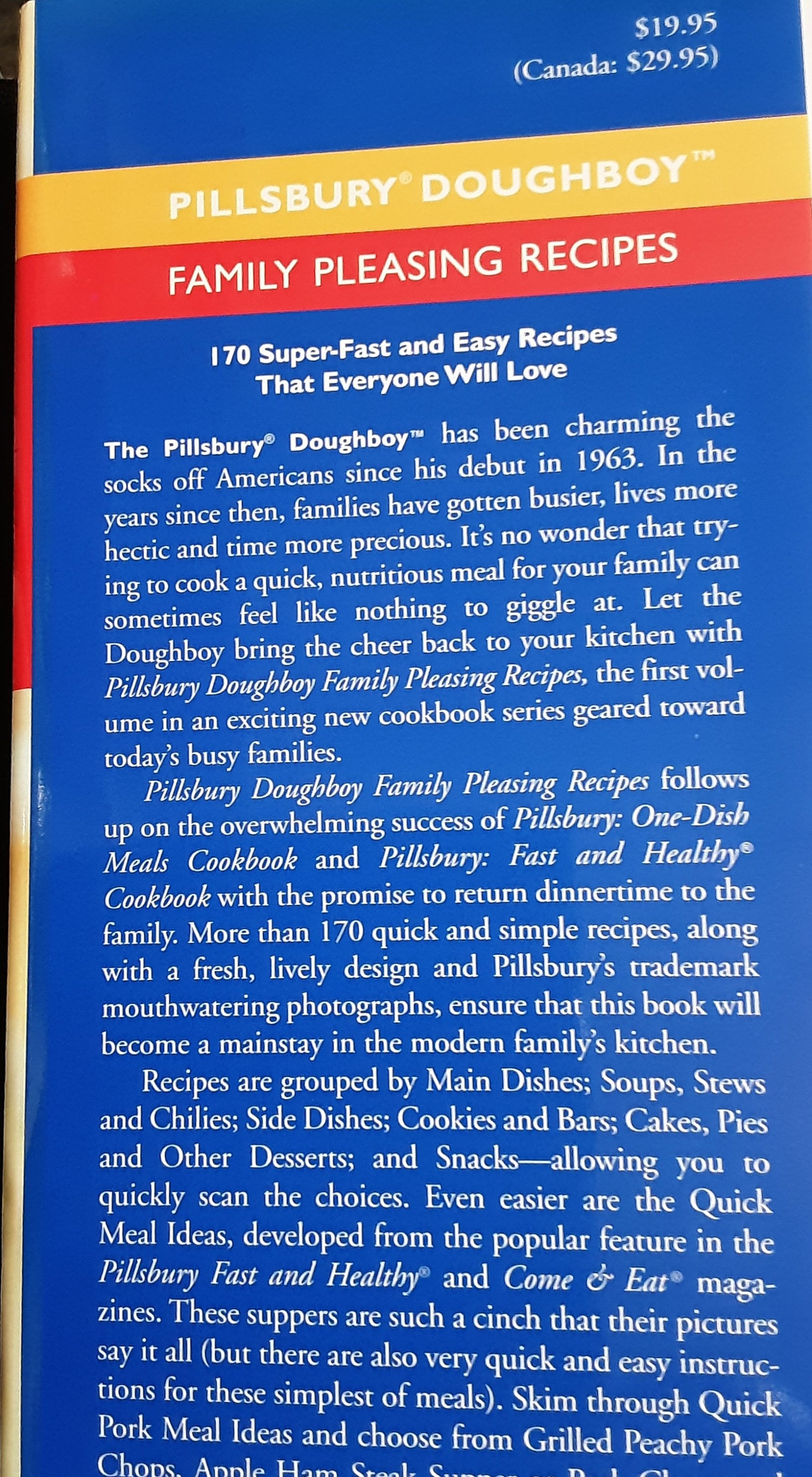 Pillsbury Doughboy Family Pleasing Recipes: 170 Super-fast Easy Recipes ...