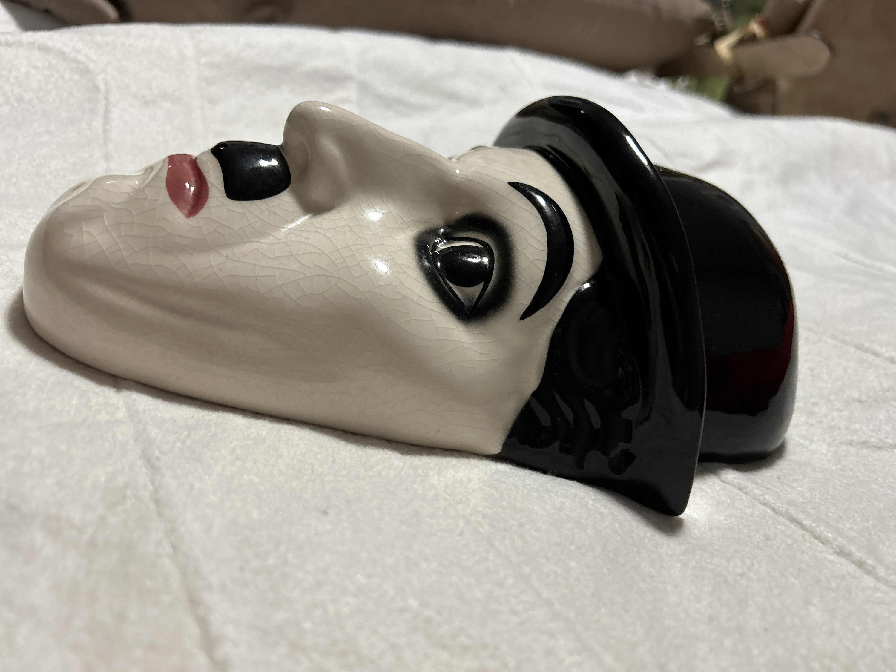 Vintage Charlie Chaplin Hand Painted Clay Mask San Fransisco - Etsy Vintage Charlie Chaplin Hand Painted Clay Mask San Fransisco - Etsy