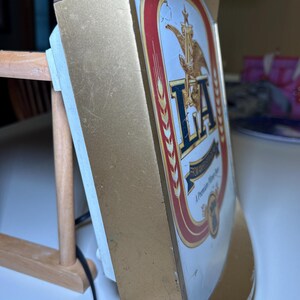 1984 LA Beer Anheuser Busch Lighted Sign, Vintage Man Cave Decor, 80s ...