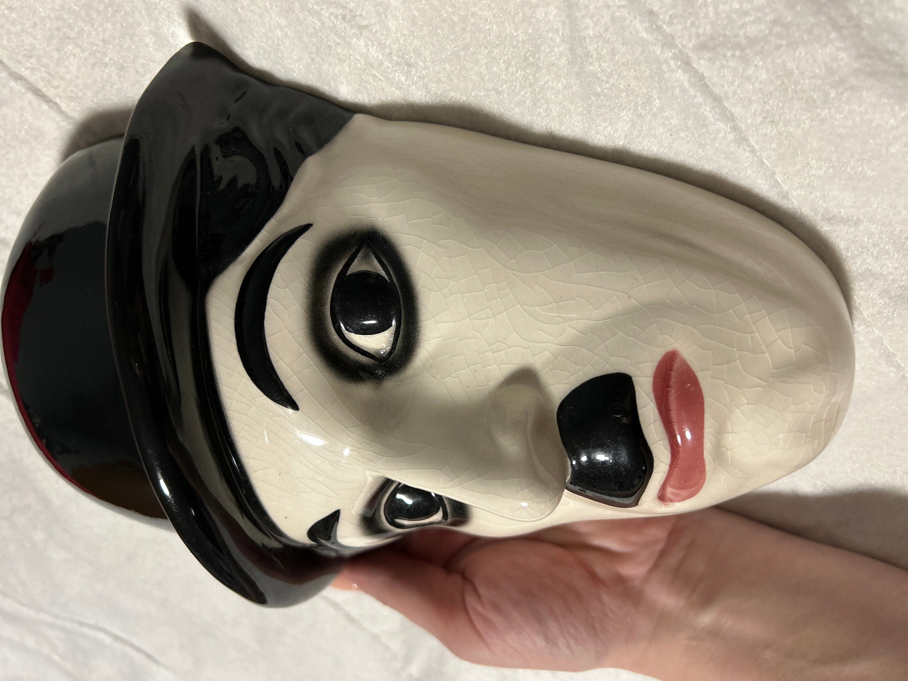 Vintage Charlie Chaplin Hand Painted Clay Mask San Fransisco - Etsy Vintage Charlie Chaplin Hand Painted Clay Mask San Fransisco - Etsy