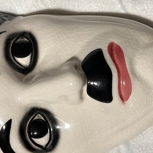 Vintage Charlie Chaplin Hand Painted Clay Mask San Fransisco - Etsy