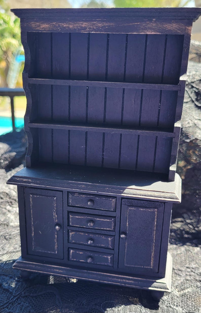 Dollhouse Miniature Rustic Cabinet - Etsy