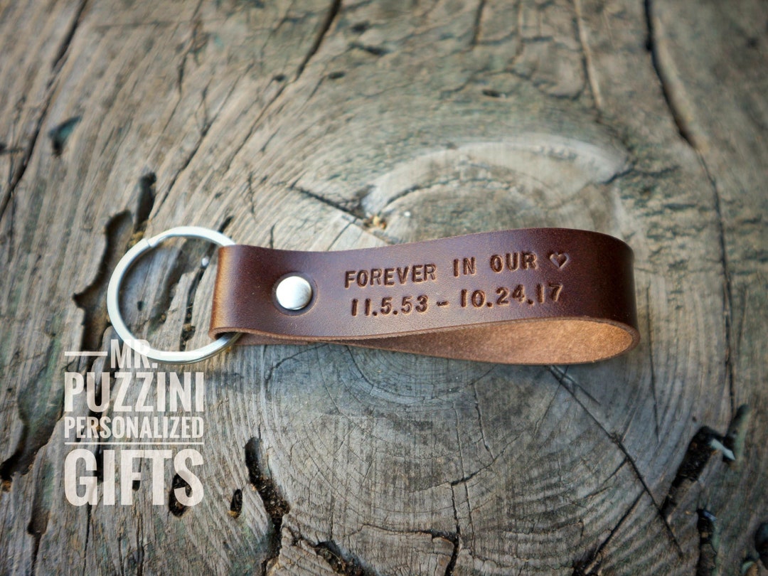 Memorial Keychain Loss of Loved One Keychain Those We Love Don't Go ...