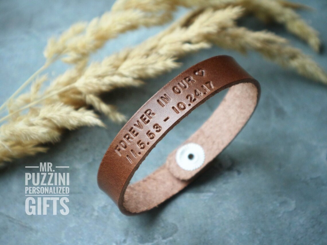 Custom Memorial Bracelet Personalized in Loving Memory of My - Etsy