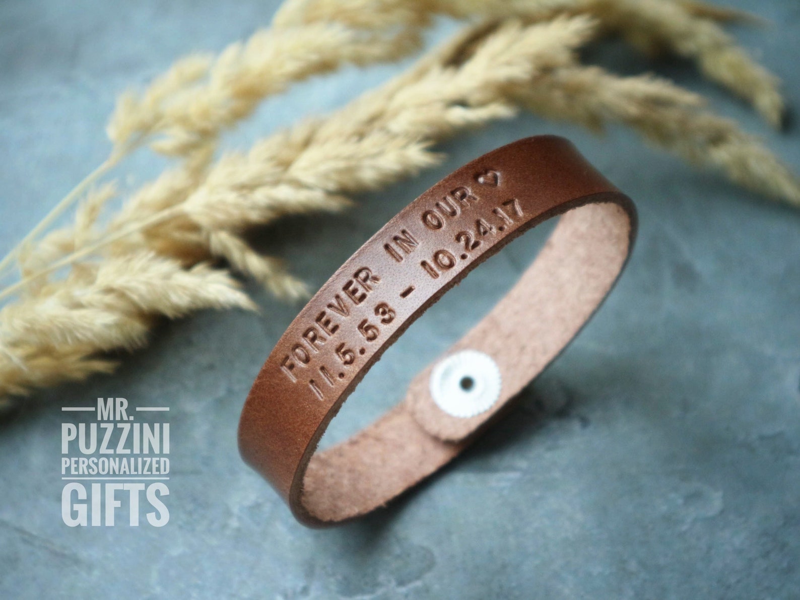 Custom Memorial Bracelet Personalized in Loving Memory of My - Etsy