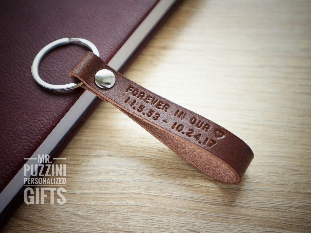 Custom Memorial Keychain in Memory of Dad Gift for Husband Keychain ...