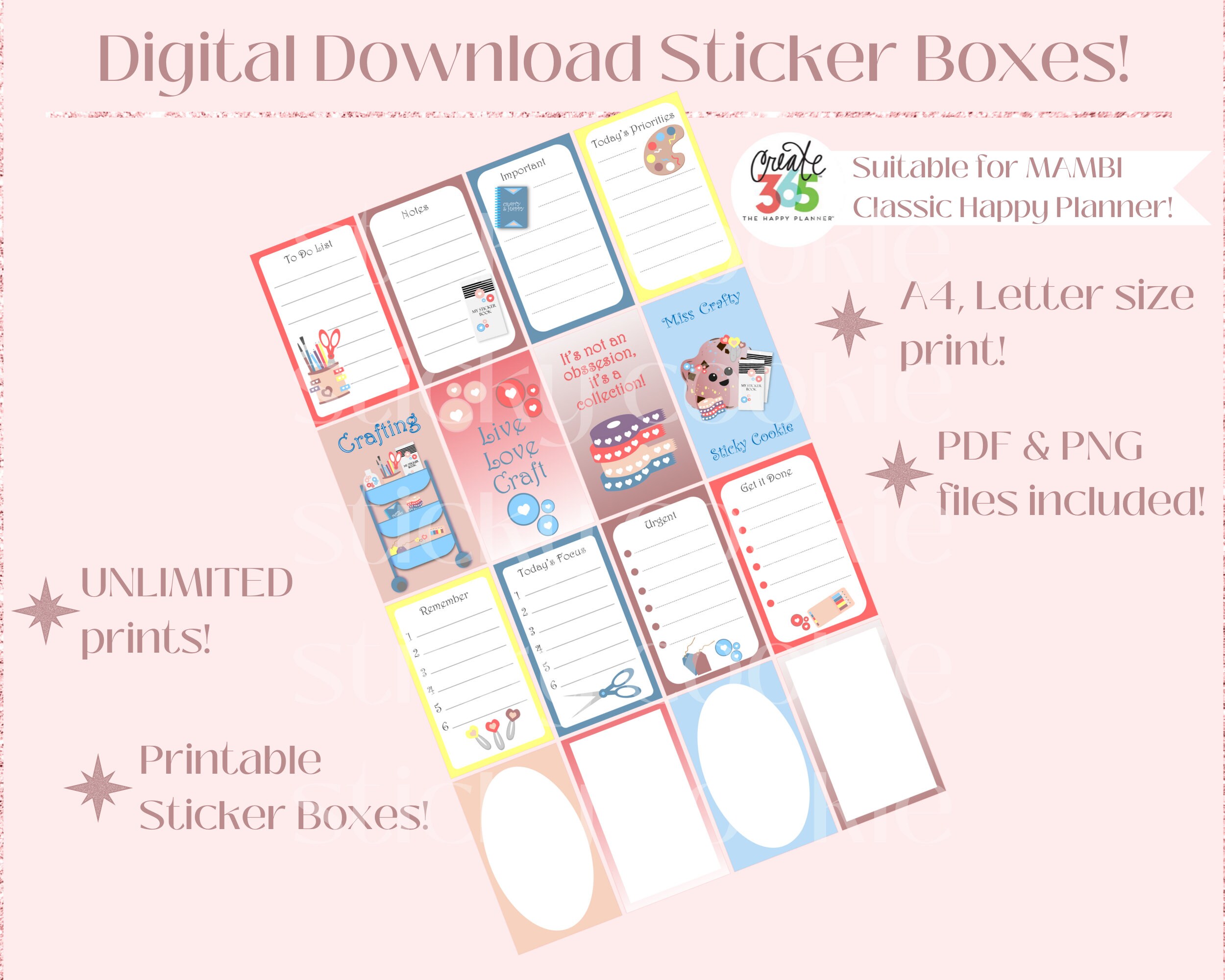 Mambi Sticker Letters