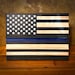 Desktop Thin Blue Line Challenge Coin Holder - Etsy