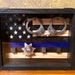 Thin Blue Line Shadow Box Display - Etsy