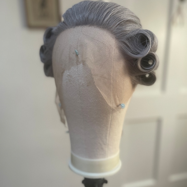 Powdered Wig - Etsy