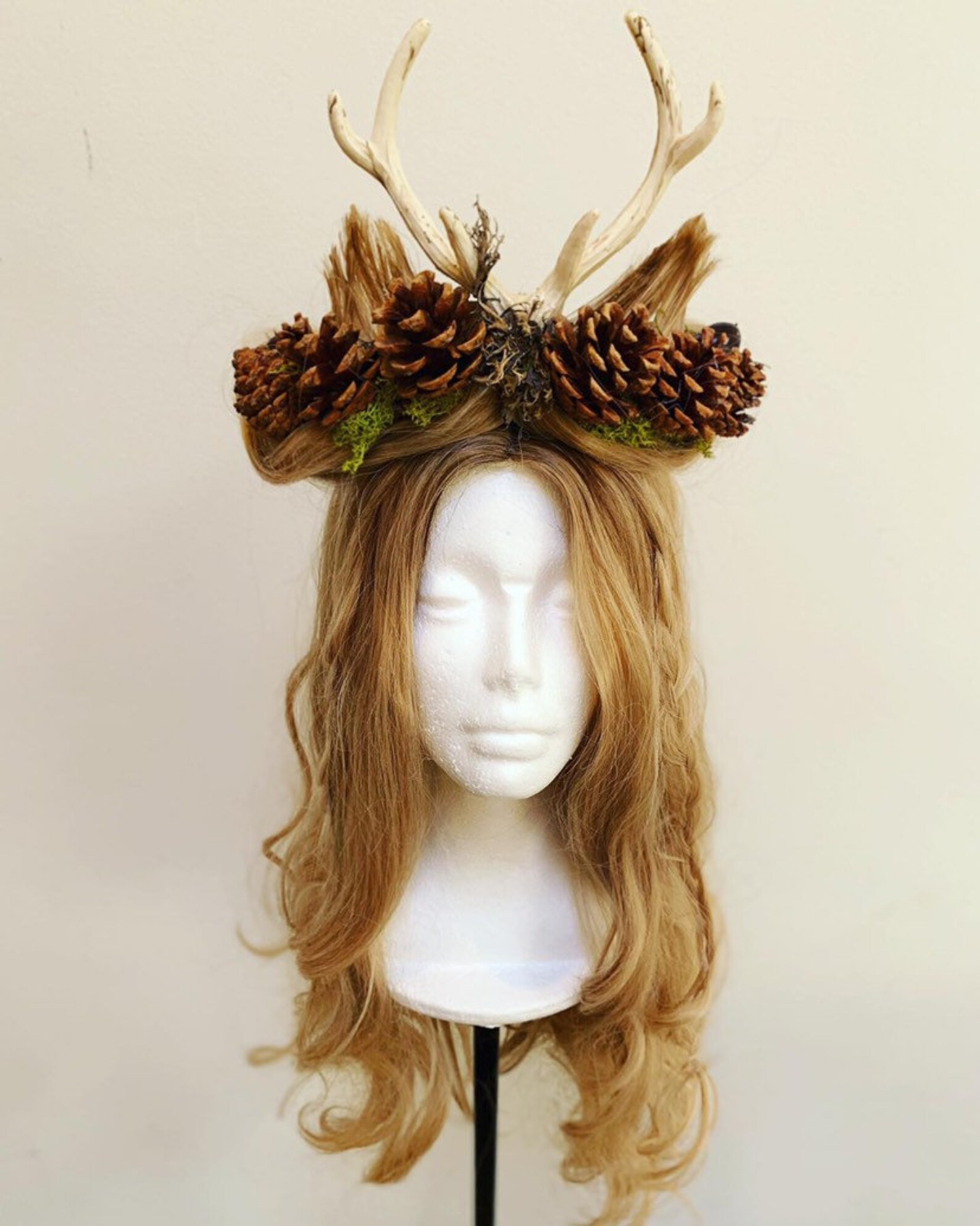 Nordic Antler Crown Princess Forest Nymph Queen Celtic - Etsy