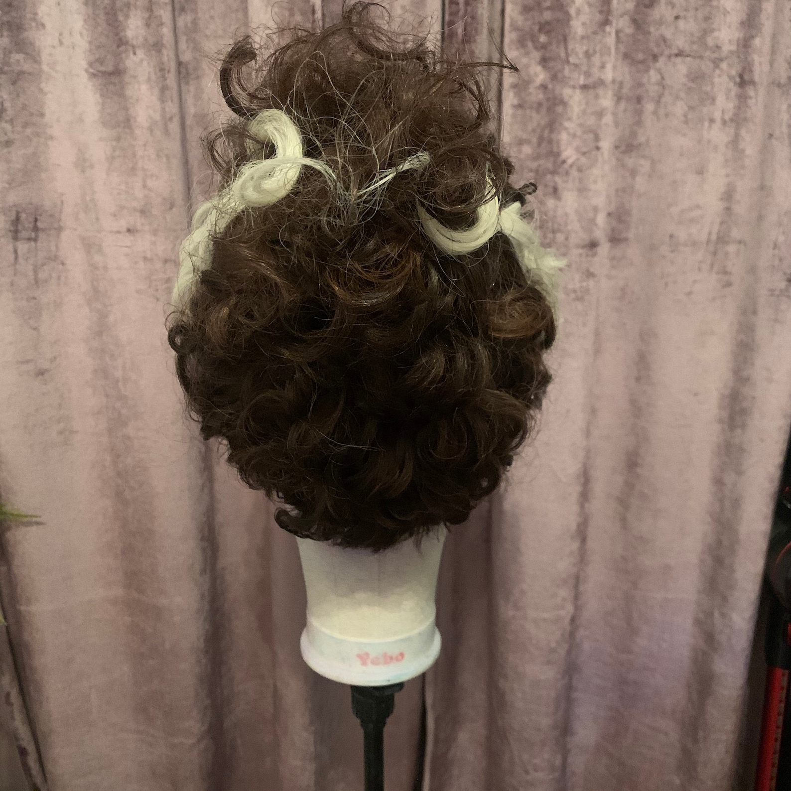 Bride of Frankenstein Wig Avail in Any Color Halloween Wig - Etsy
