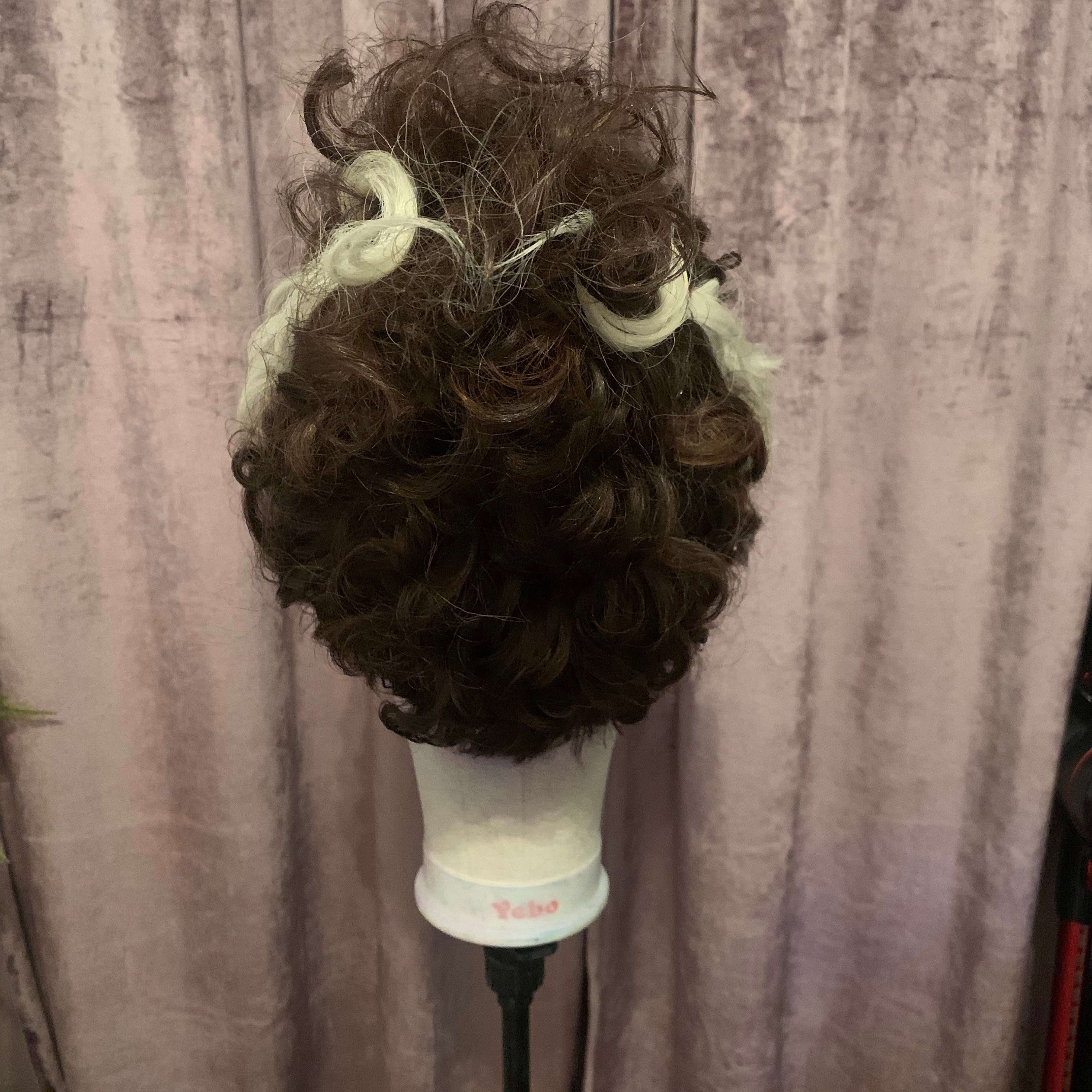 Bride of Frankenstein Wig Avail in Any Color Halloween Wig - Etsy