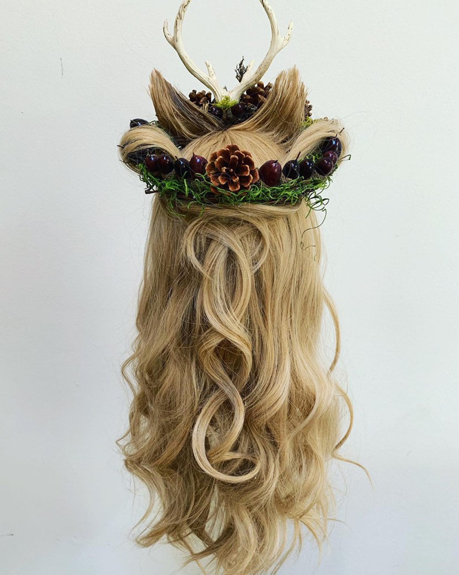 Nordic Antler Crown Princess Forest Nymph Queen Celtic - Etsy