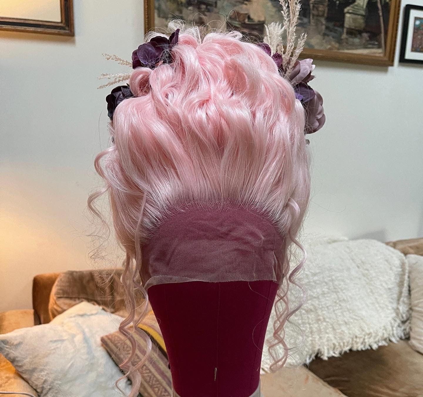 Marie Antoinette Wig French Court Versailles Lace Front Halloween Wig ...