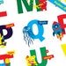 German ABC Alphabet Poster, Bold, Deutsch, Kids Decor, Colourful ...