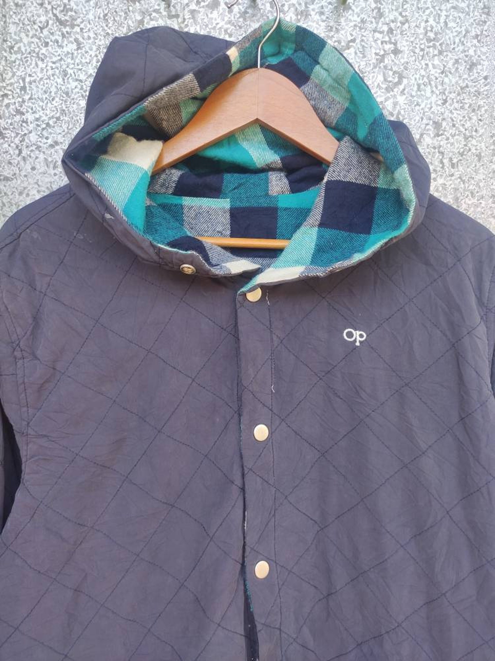 Vintage Ocean Pacific Jacket Flannel Reversible Hoodies Ocean Pacific ...