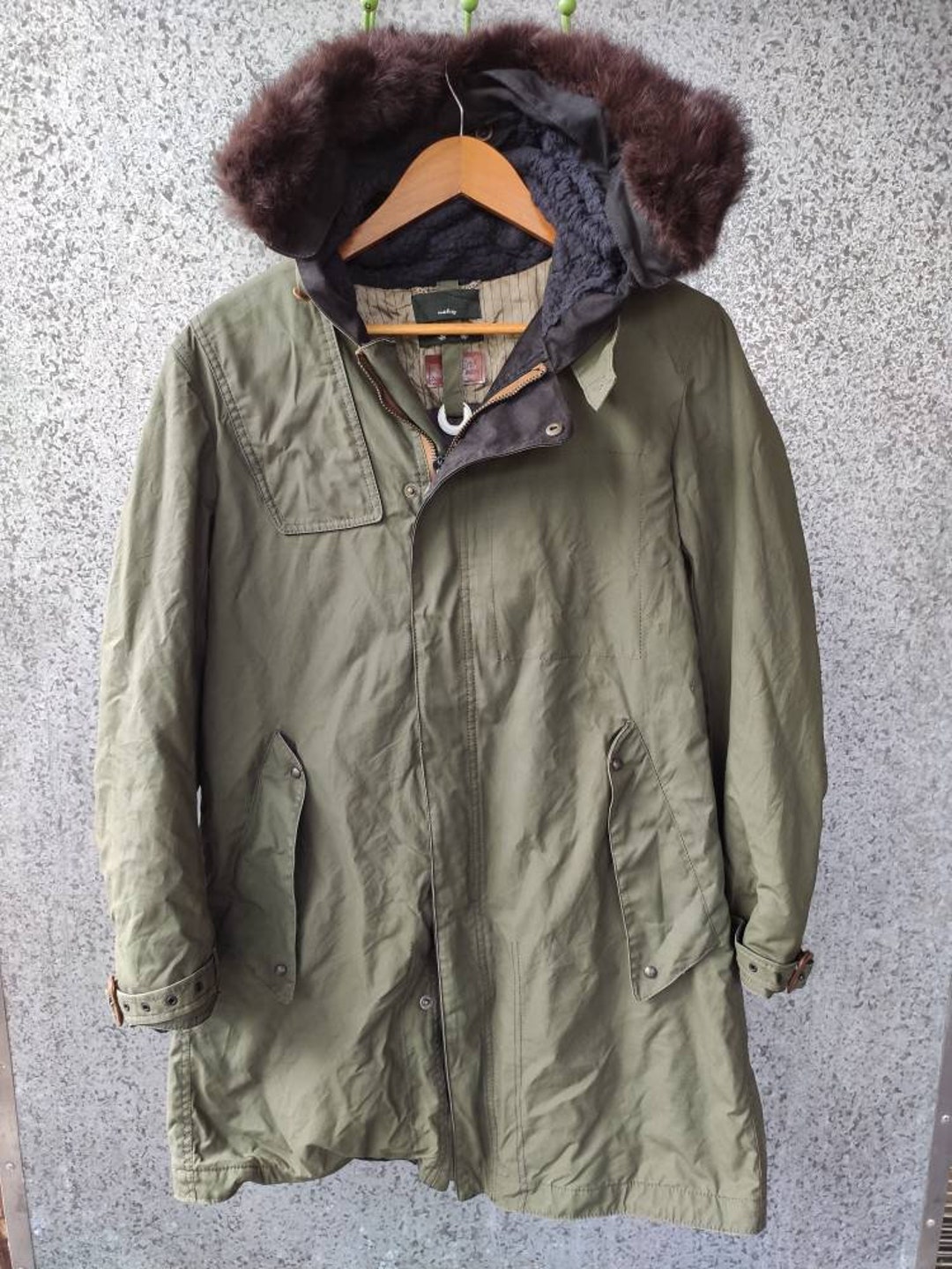 Japanese Brand Jacket Maktig Jacket Winter Session Bombers Fur Rabbit ...