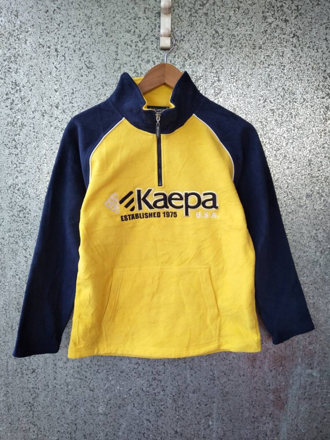 Vintage KAEPA Sweatshirt Half Zipper Sweaters Spell Out - Etsy