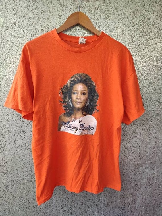 Vintage Whitney Houston t shirt RIP Whitney Houston s… - Gem