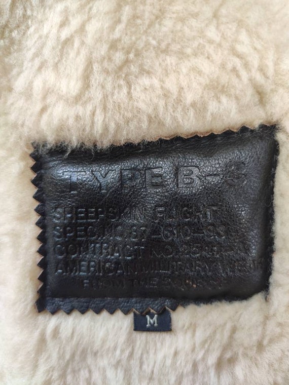 Vintage B3 Jacket Sheepskin leather jacket Avirex Bom… - Gem Vintage B3 Jacket Sheepskin leather jacket Avirex Bom… - Gem
