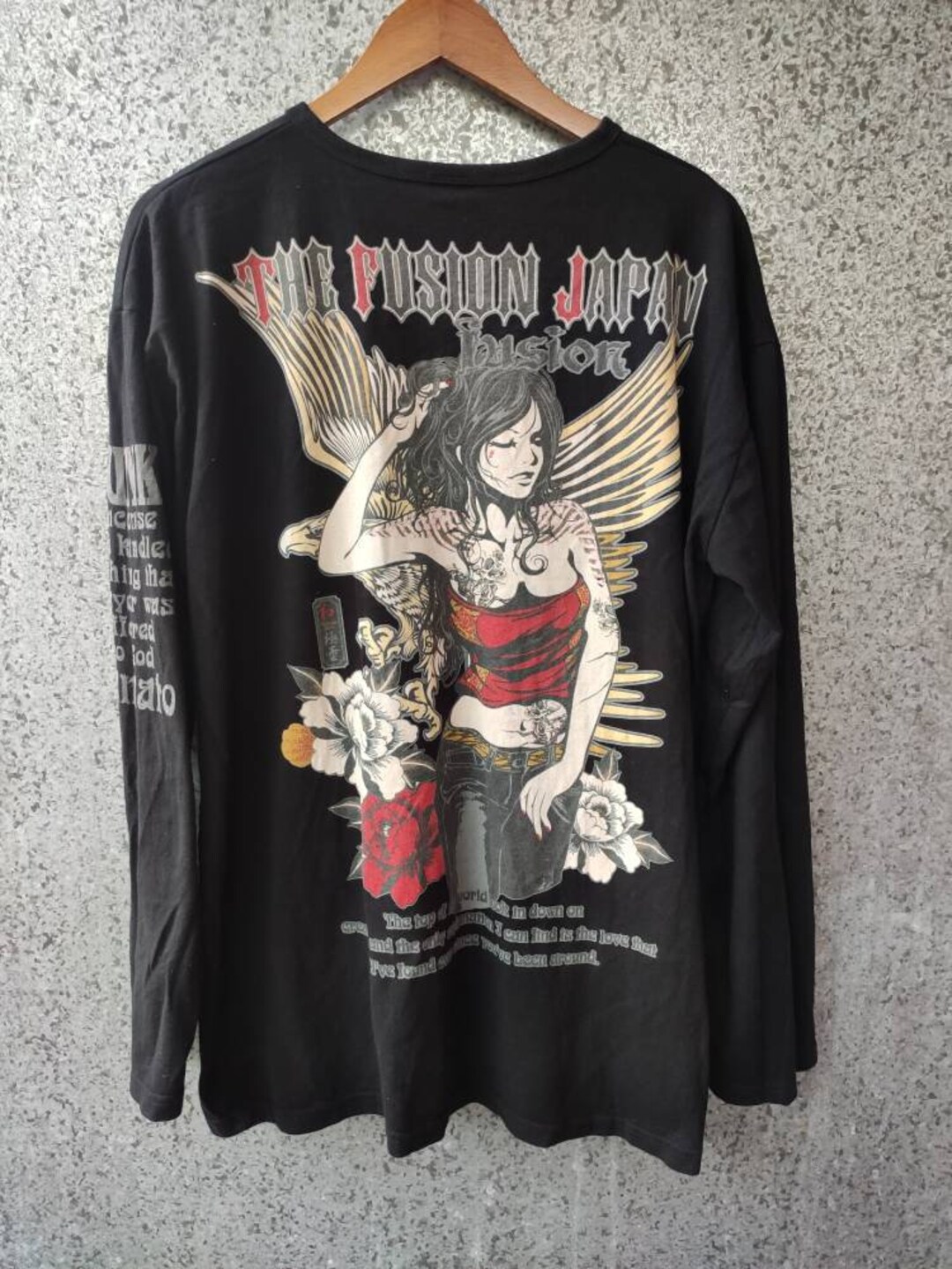 Vintage Sukajan Long Sleeve the Fusion Japan Geisha - Etsy